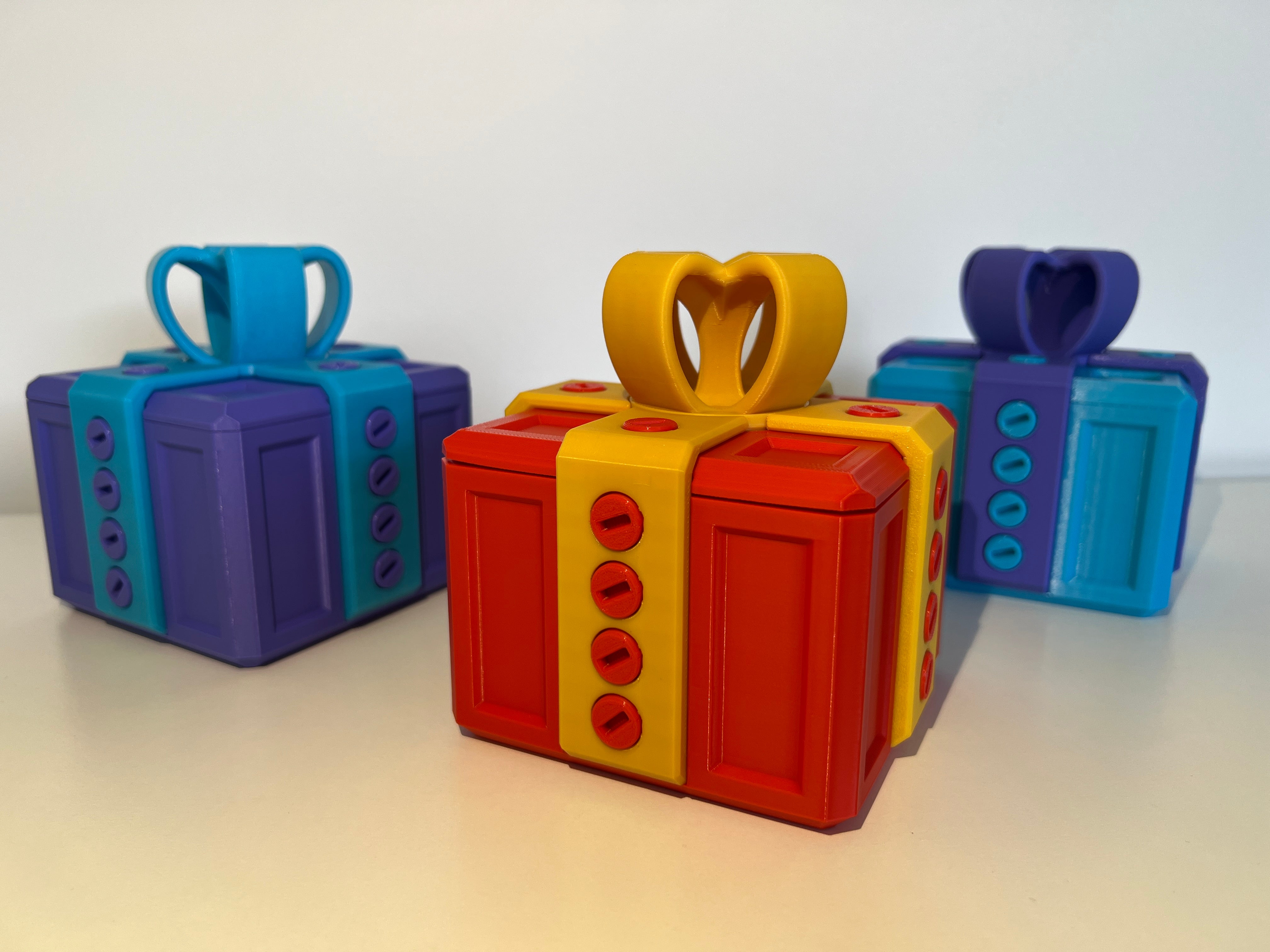 The Annoying Gift Box with 20 Bolts and a hidden key! – Mad Maker